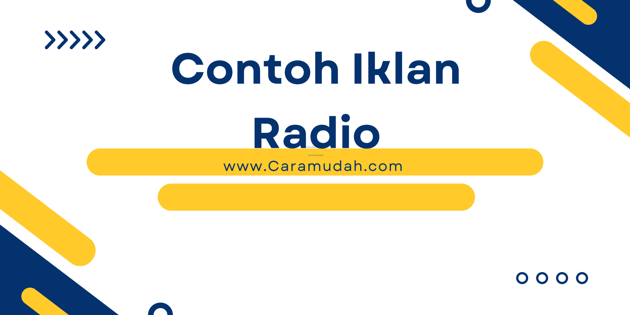 18+ Contoh Iklan Radio yang Bisa Menarik Perhatian